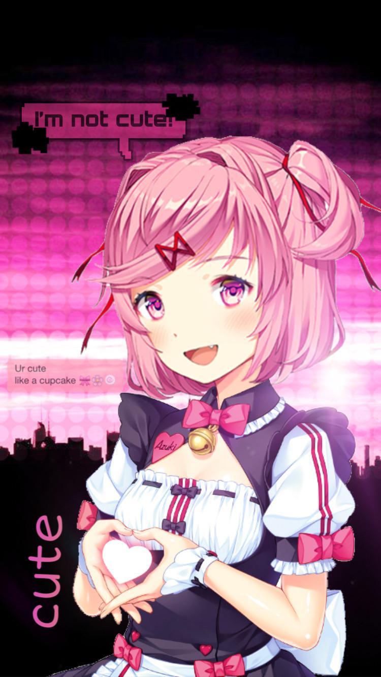 Cute Natsuki Wallpapers - Top Free Cute Natsuki Backgrounds - WallpaperAccess