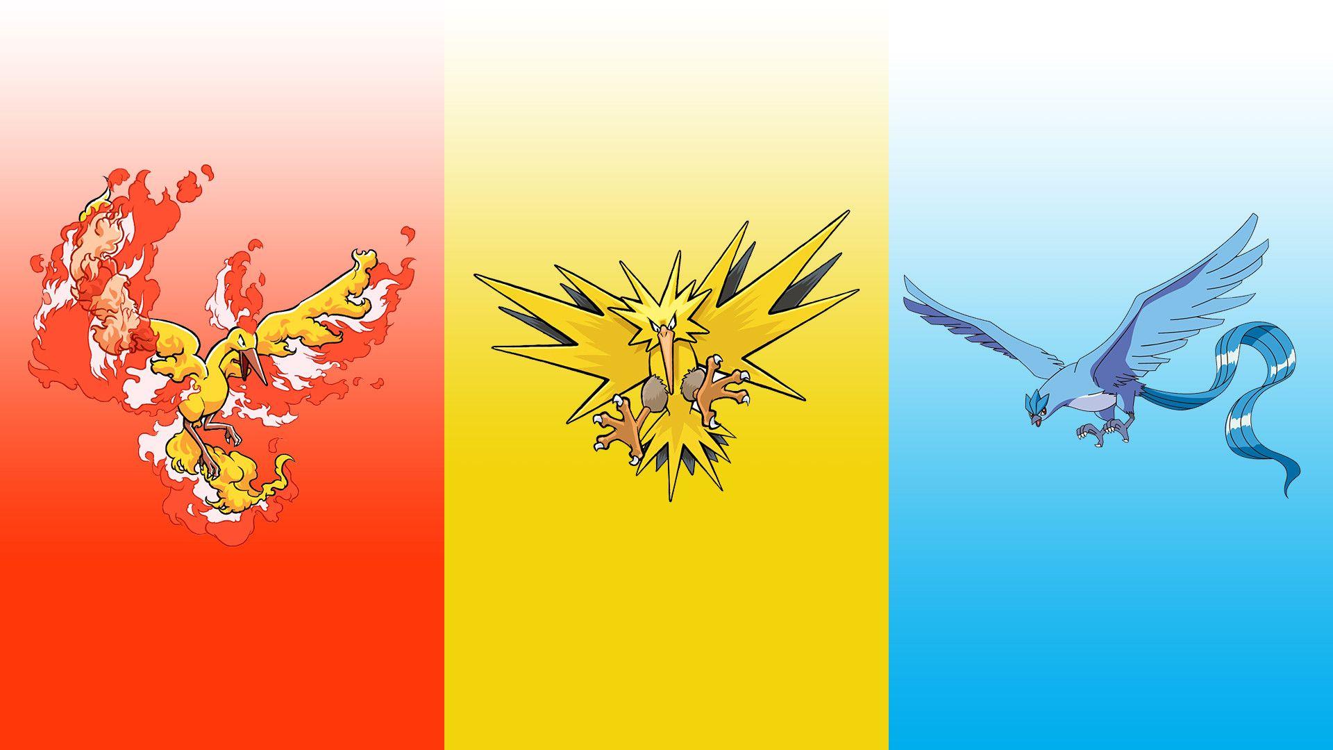 Pokemon Legendary Birds Wallpapers - Top Free Pokemon Legendary Birds ...