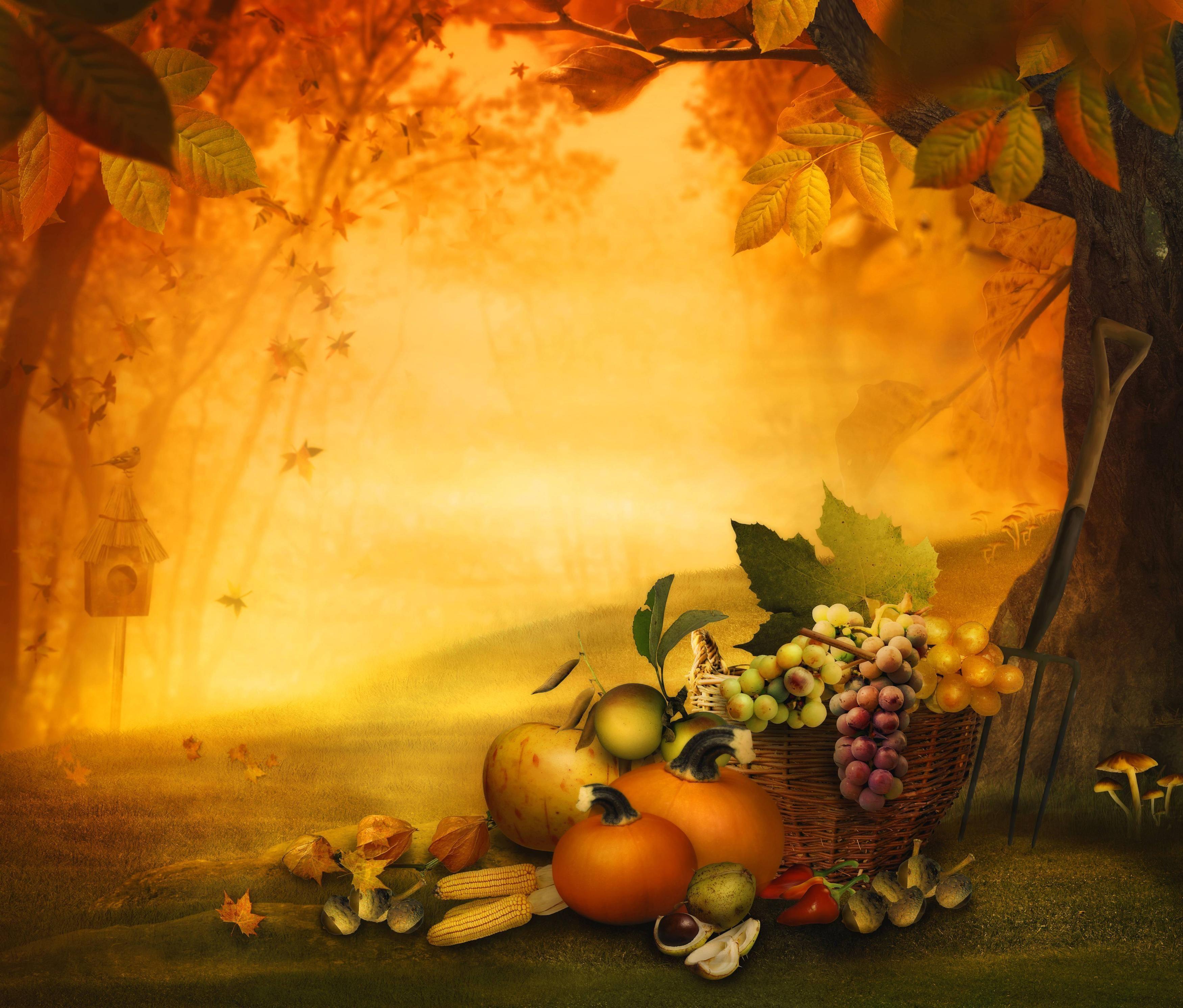 3D Thanksgiving Wallpapers - Top Free 3D Thanksgiving Backgrounds ...