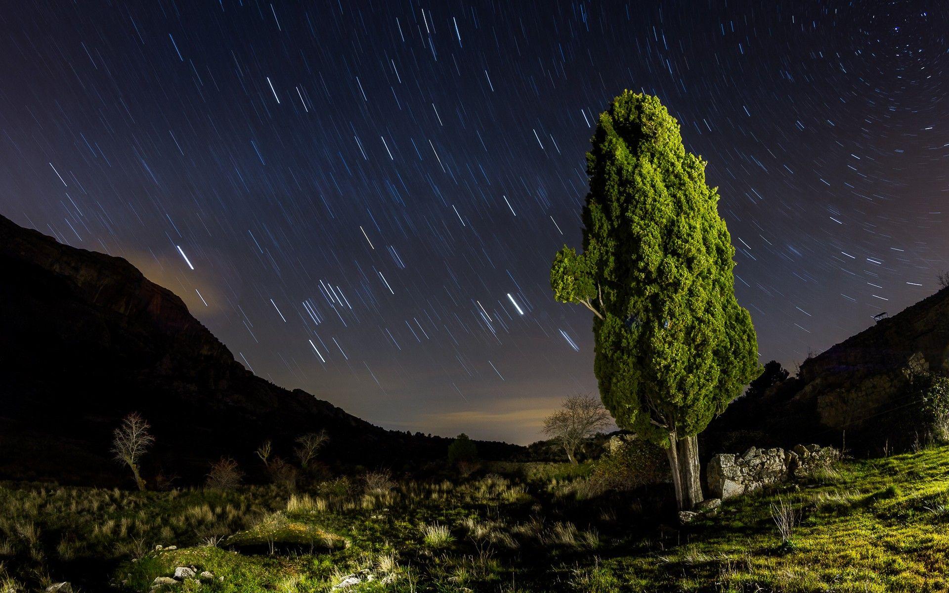 Night Time Stars Wallpapers - Top Free Night Time Stars Backgrounds ...