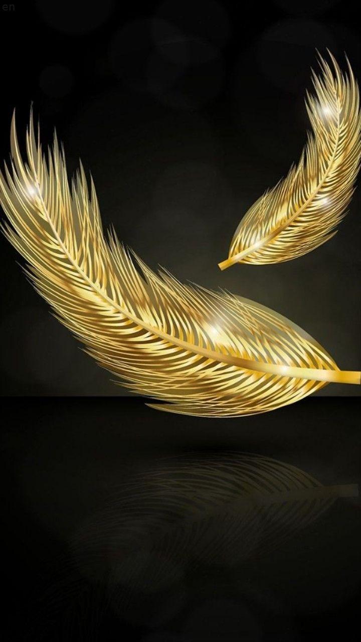 Gold Feather Wallpapers - Top Free Gold Feather Backgrounds ...
