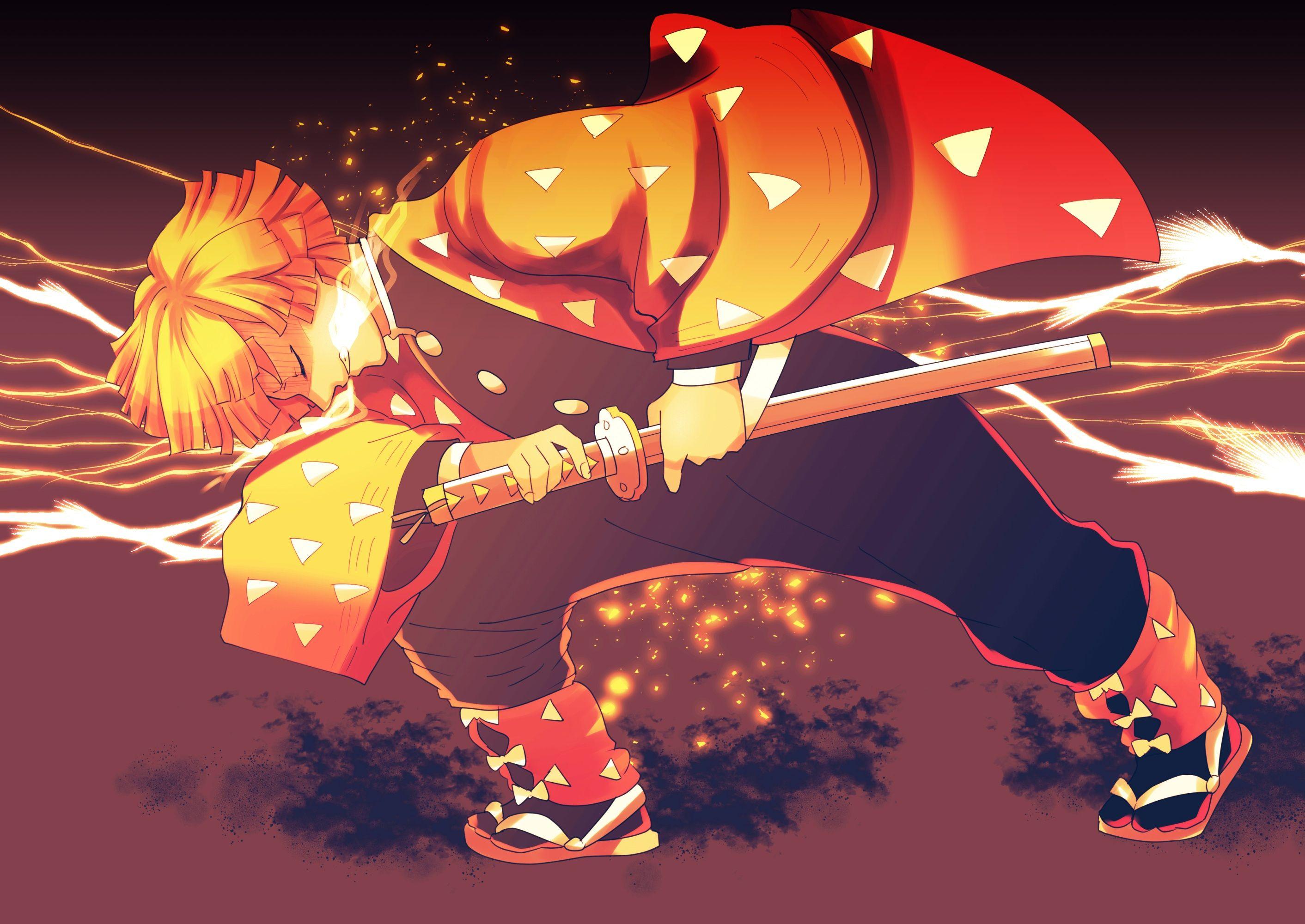 Zenitsu PC Wallpapers - Top Free Zenitsu PC Backgrounds - WallpaperAccess