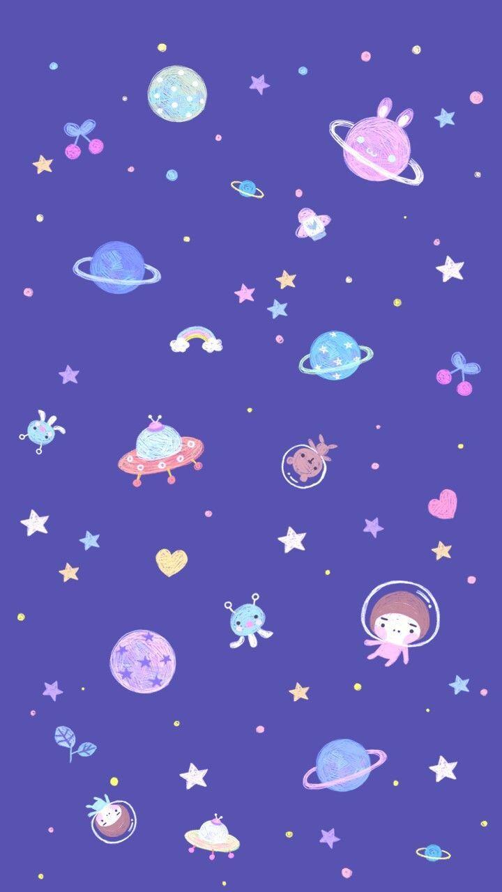 Cute Space Art Wallpapers - Top Free Cute Space Art Backgrounds ...
