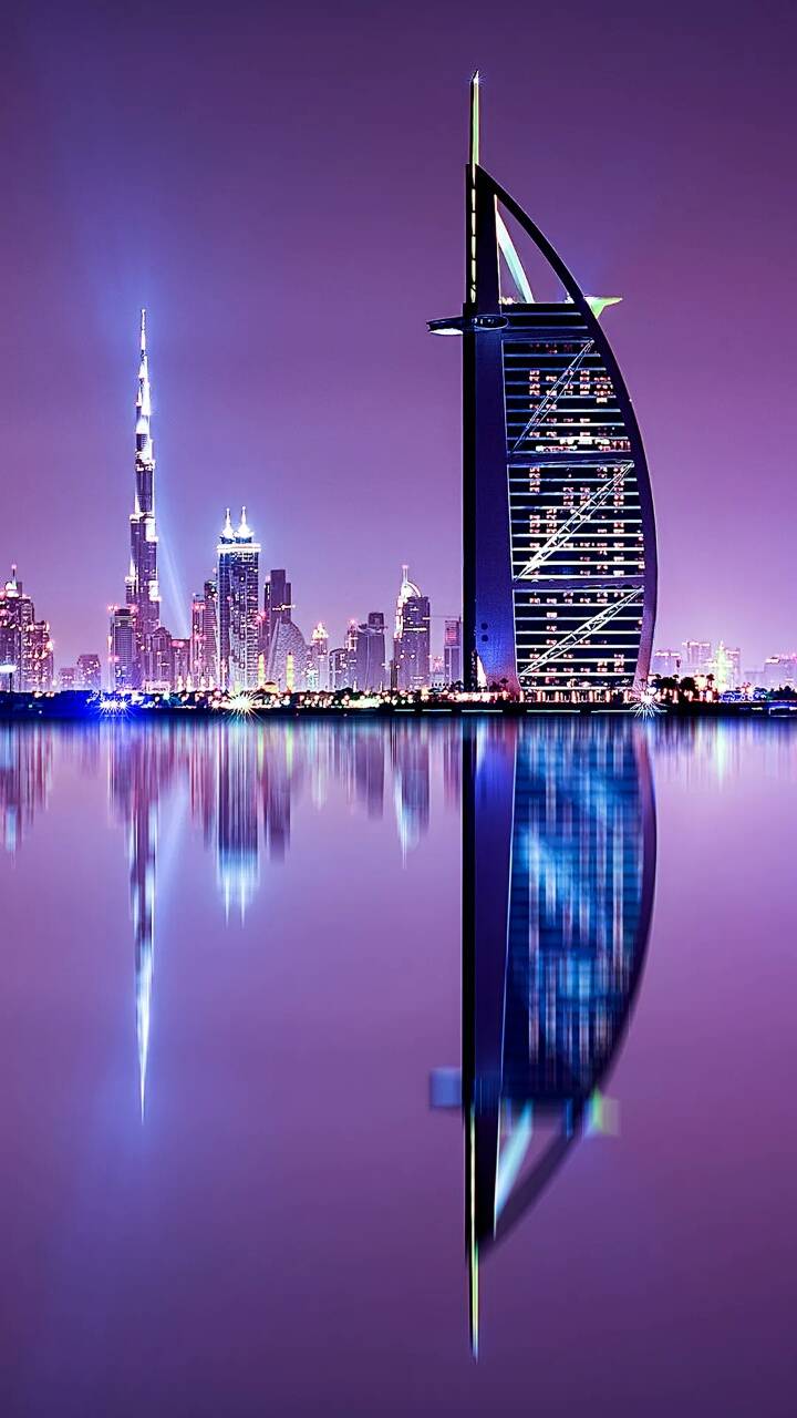 Dubai at Night Wallpapers - Top Free Dubai at Night Backgrounds - WallpaperAccess