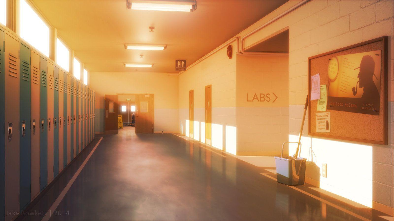 Anime School Hallway Wallpapers - Top Free Anime School Hallway ...
