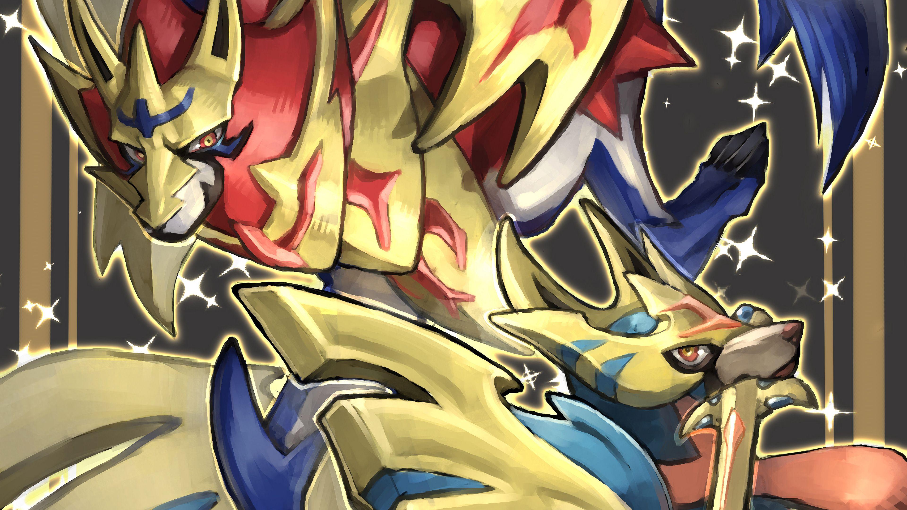 Zacian And Zamazenta Wallpapers - Top Free Zacian And Zamazenta ...