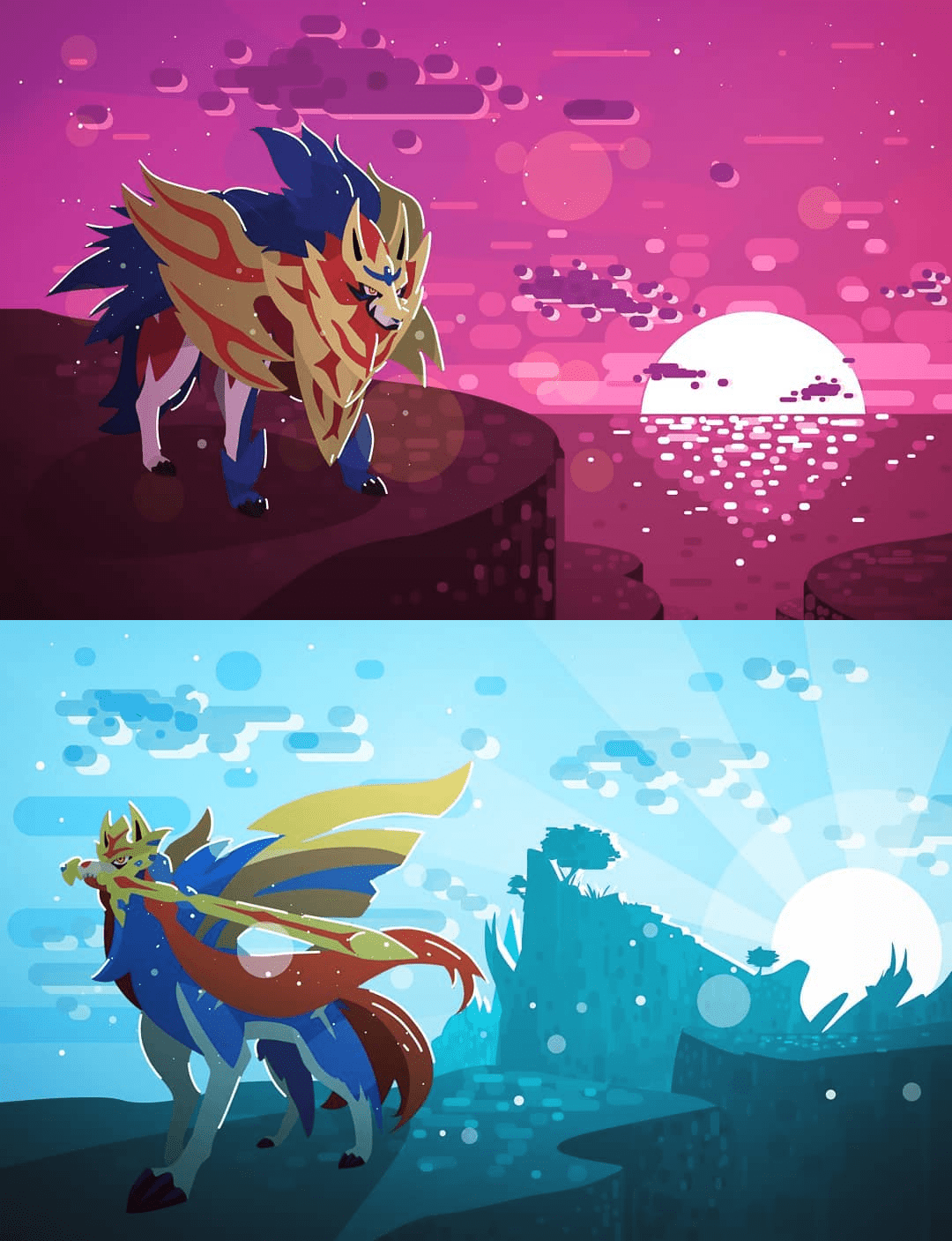 Zacian And Zamazenta Wallpapers - Top Free Zacian And Zamazenta ...
