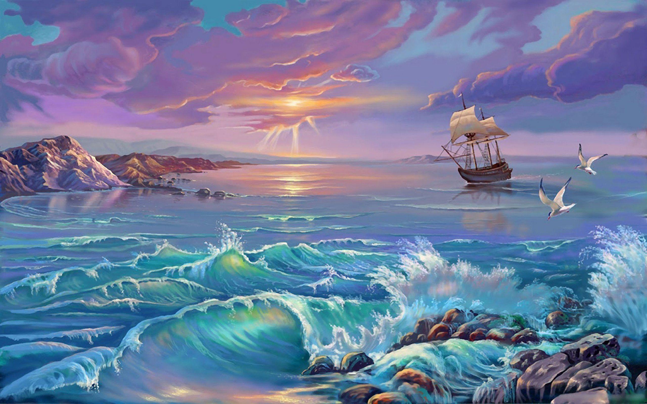 Boat Art Wallpapers - Top Free Boat Art Backgrounds - WallpaperAccess