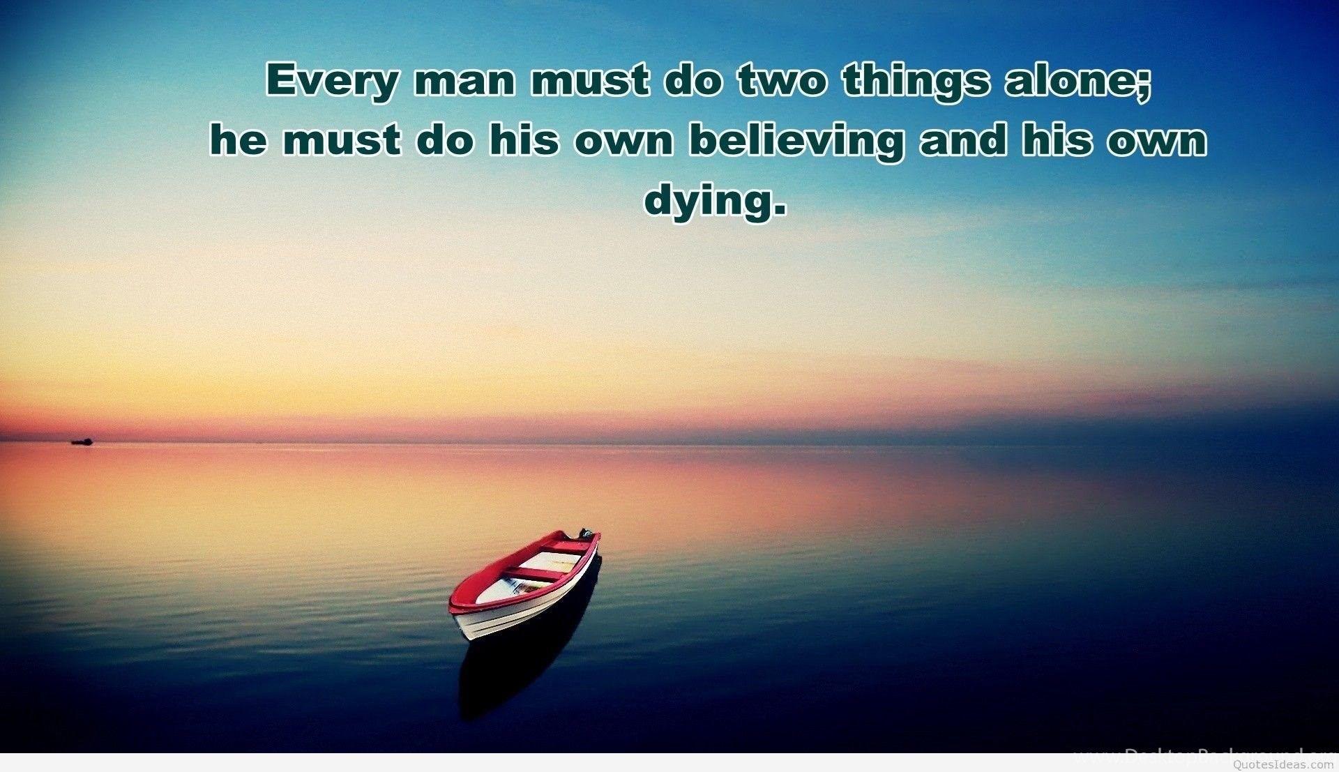 Alone Quotes Wallpapers - Top Free Alone Quotes Backgrounds ...