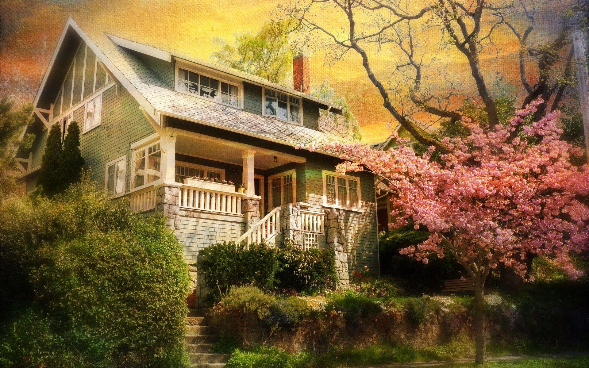 Vintage House Wallpapers - Top Free Vintage House Backgrounds - WallpaperAccess