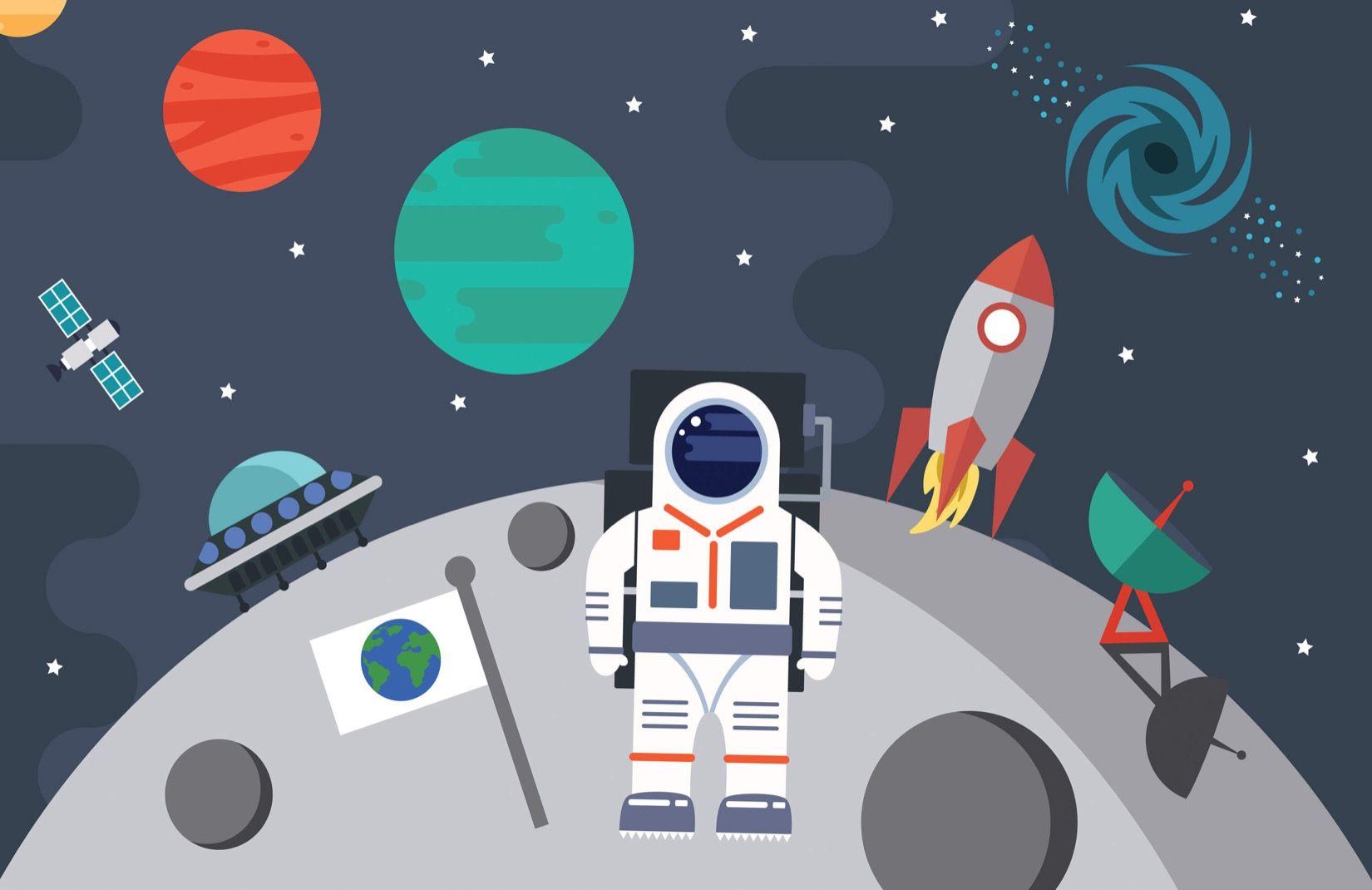 Retro Astronaut Wallpapers - Top Free Retro Astronaut Backgrounds ...