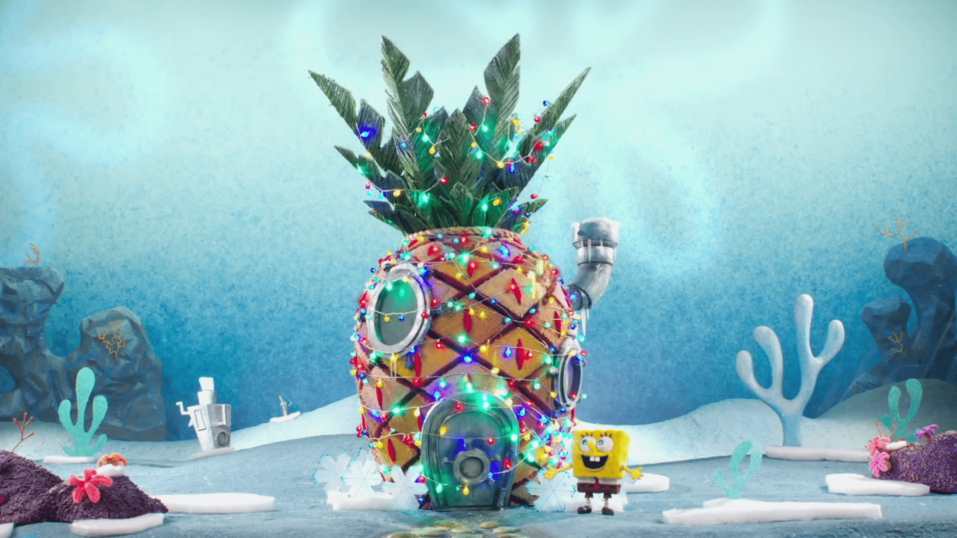 Spongebob Pineapple House Wallpaper