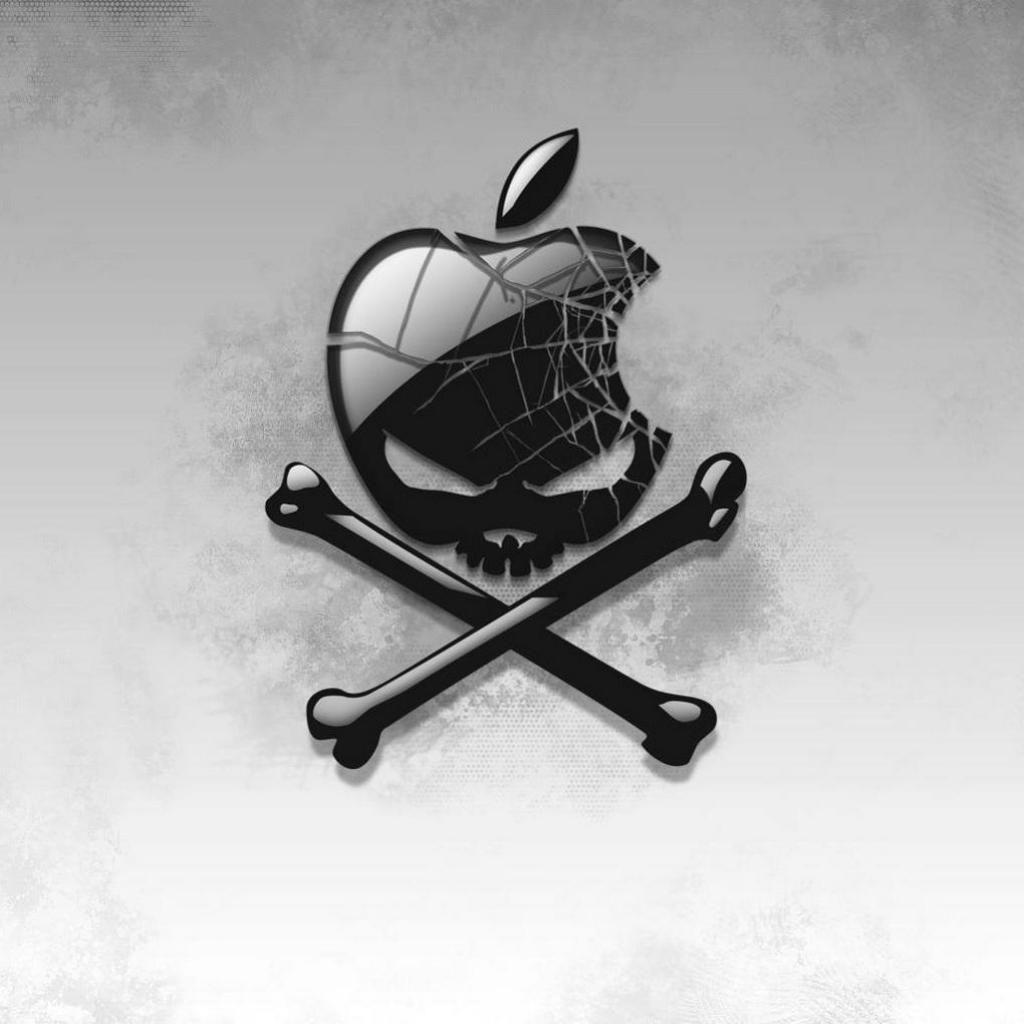 Skull Apple Logo Wallpapers - Top Free Skull Apple Logo Backgrounds ...
