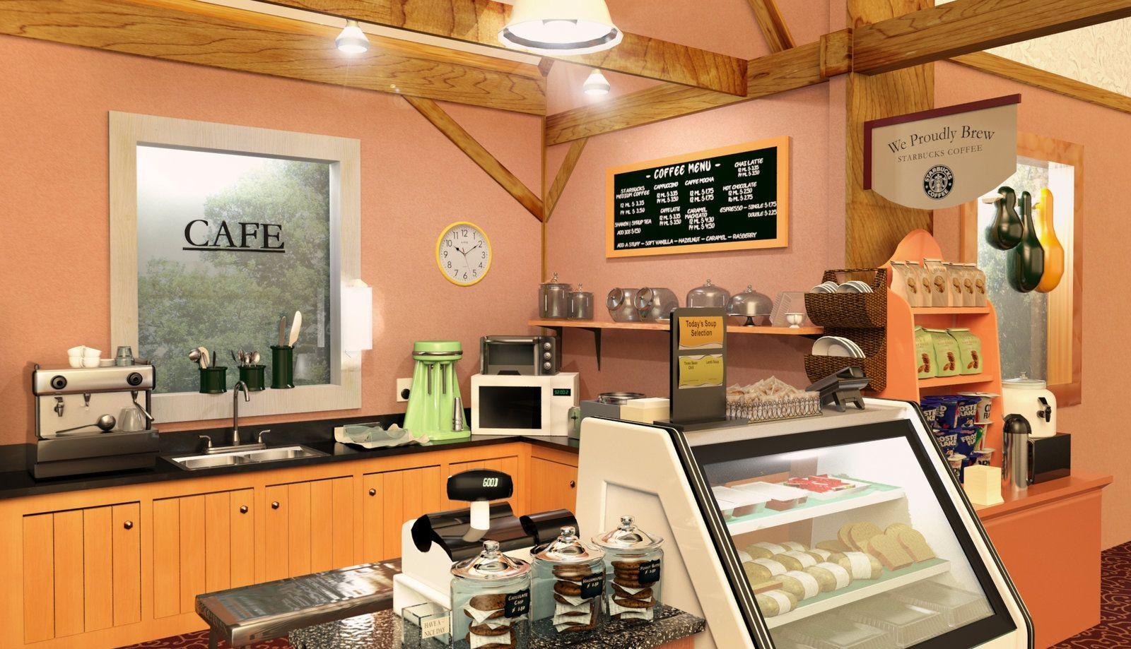 Anime Coffee Shop Wallpapers - Top Free Anime Coffee Shop Backgrounds ...