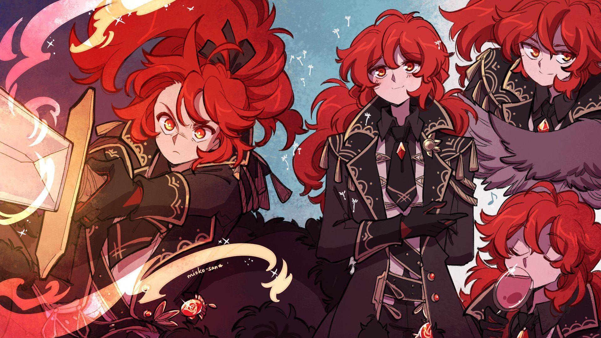 Diluc Wallpapers - Top Free Diluc Backgrounds - WallpaperAccess