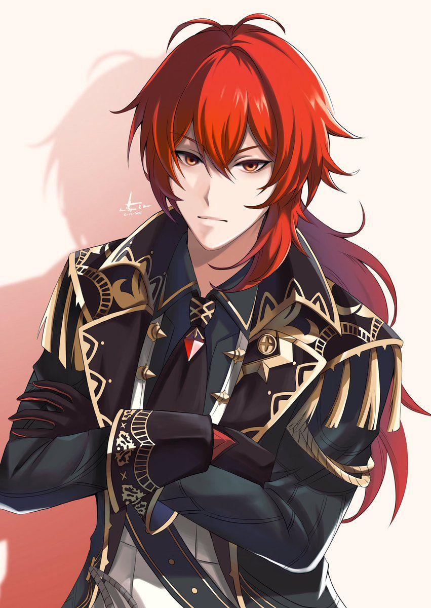 Diluc Wallpapers - Top Free Diluc Backgrounds - WallpaperAccess