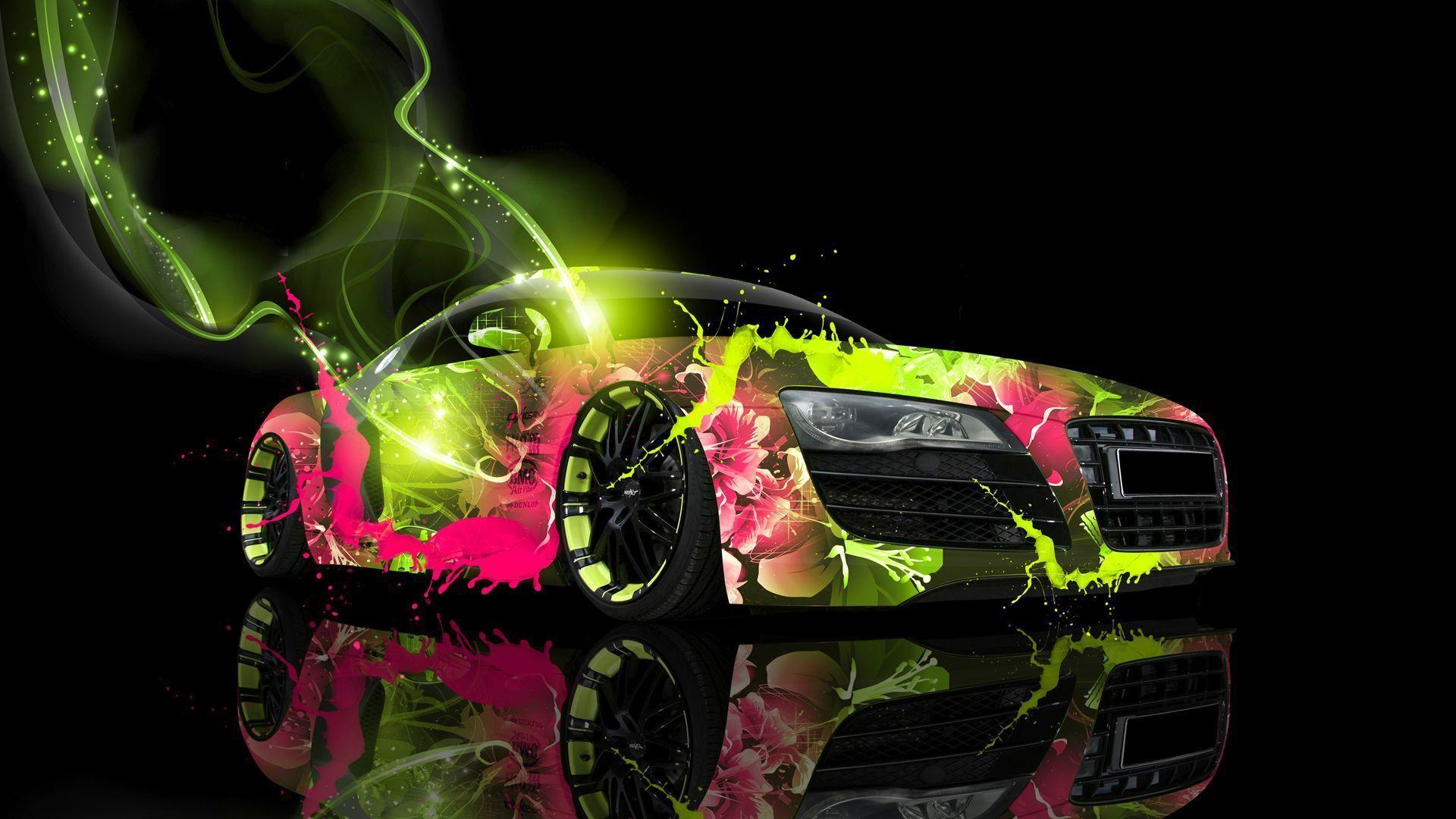 Rainbow Car Wallpapers - Top Free Rainbow Car Backgrounds - WallpaperAccess