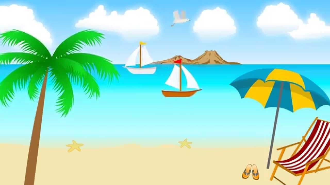 Beach Cartoon Wallpapers - Top Free Beach Cartoon Backgrounds ...