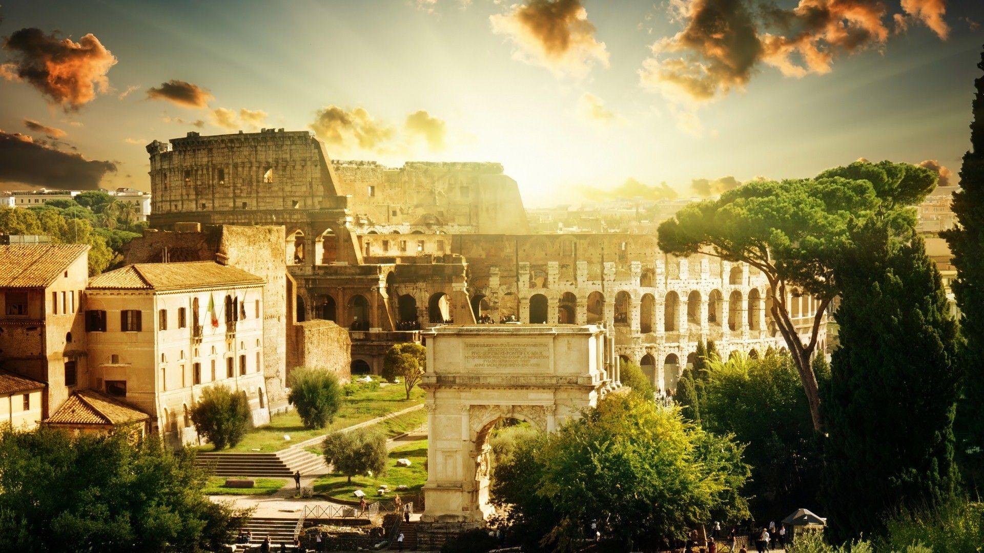 Rome Night Wallpapers - Top Free Rome Night Backgrounds - WallpaperAccess