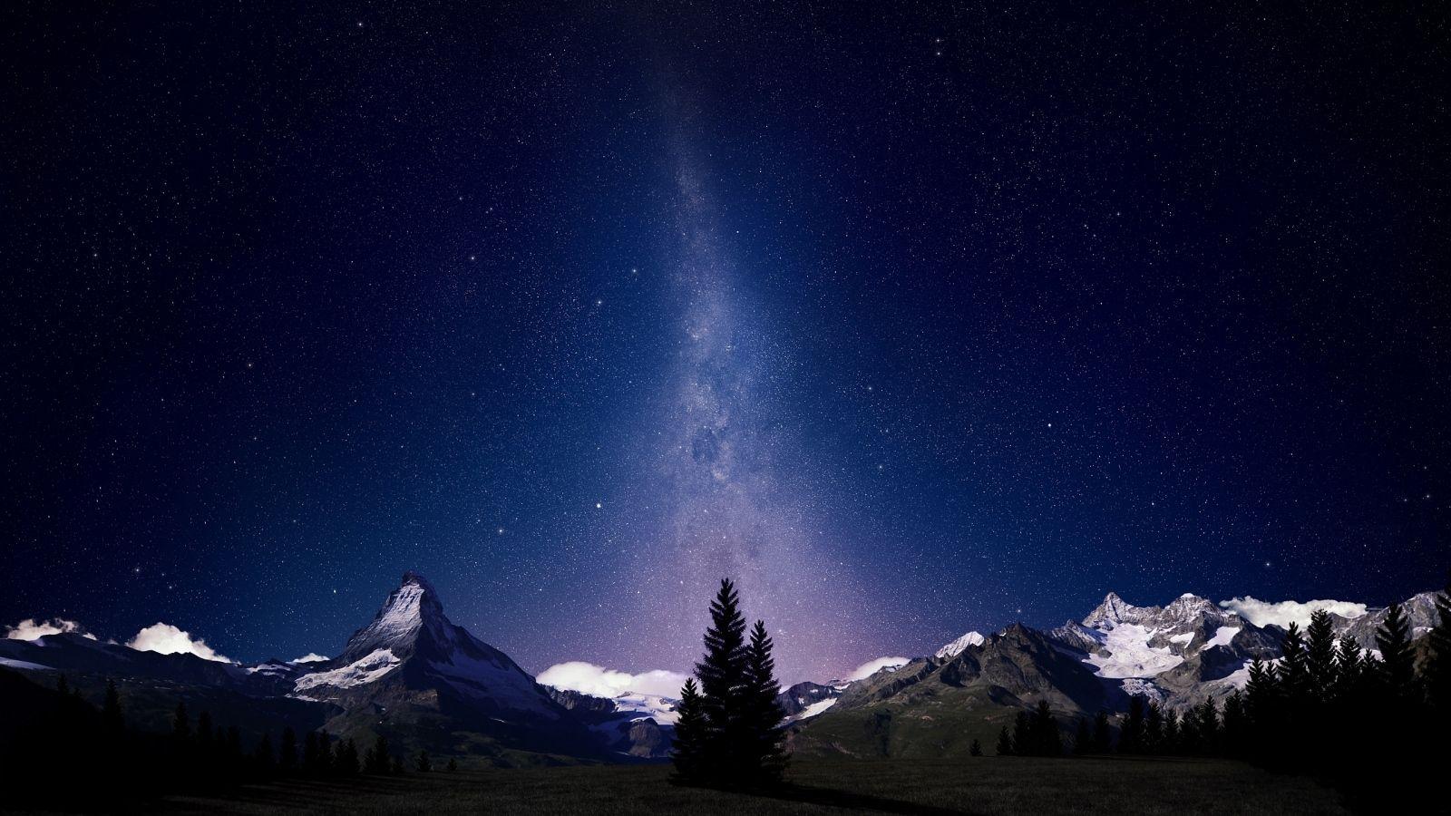 Snow Night Sky Wallpapers - Top Free Snow Night Sky Backgrounds - WallpaperAccess