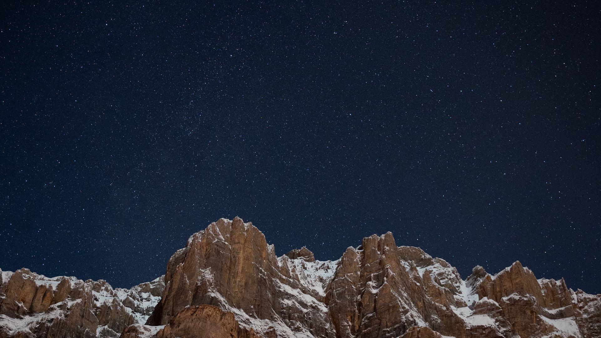 Snow Night Sky Wallpapers - Top Free Snow Night Sky Backgrounds - WallpaperAccess