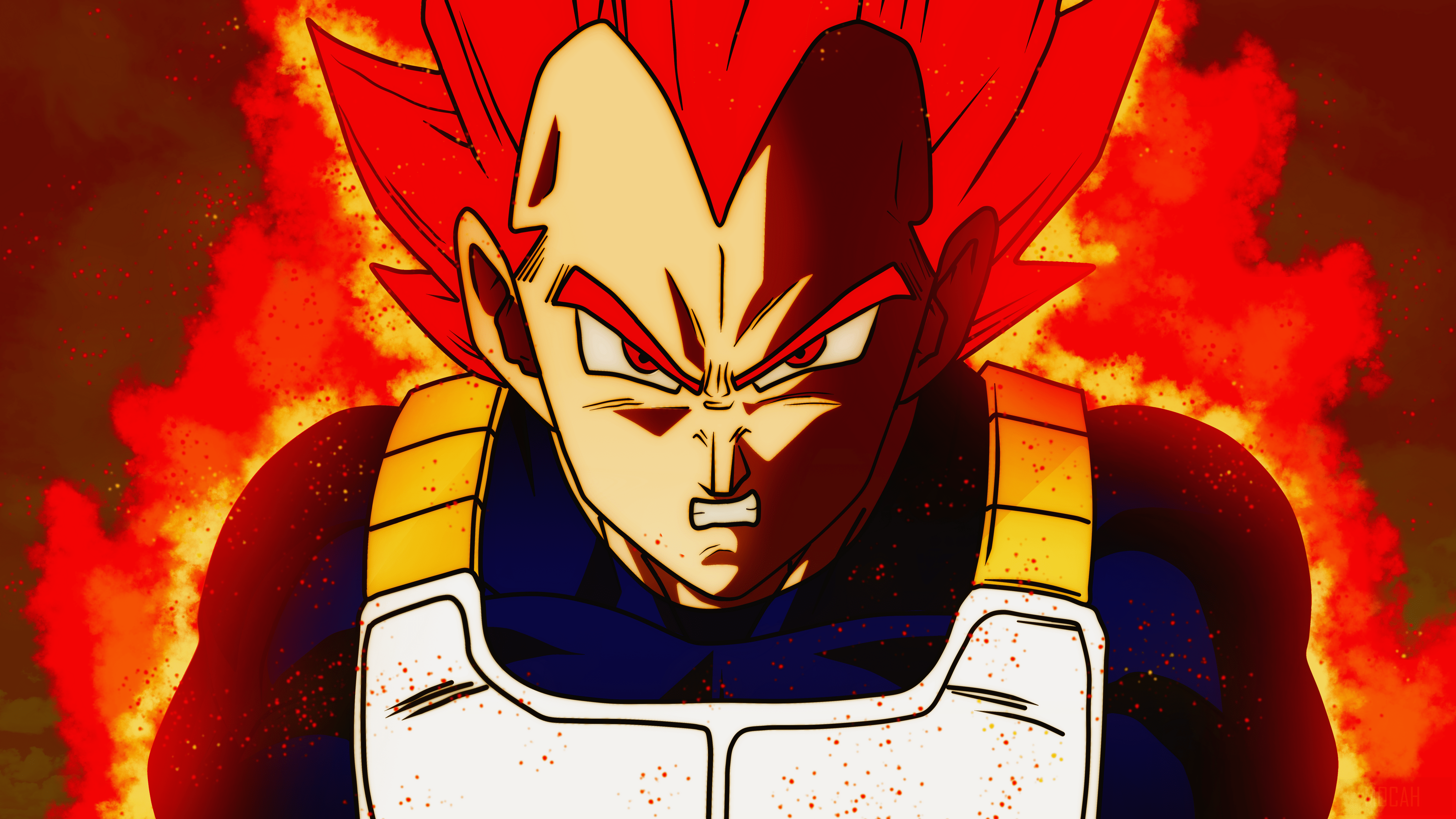 Red Vegeta Wallpapers - Top Free Red Vegeta Backgrounds - WallpaperAccess