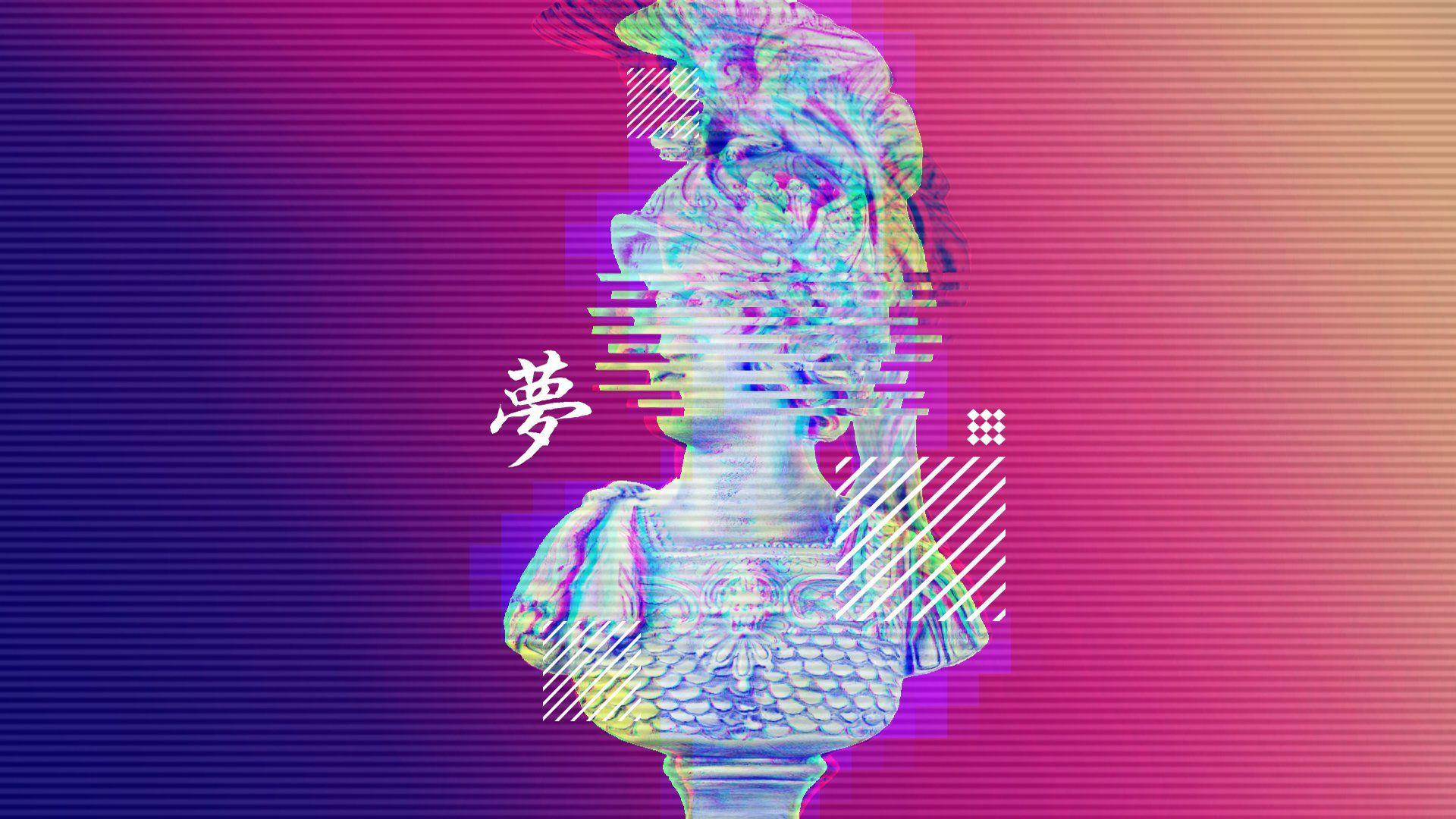 Vaporwave Statue Wallpapers - Top Free Vaporwave Statue Backgrounds ...