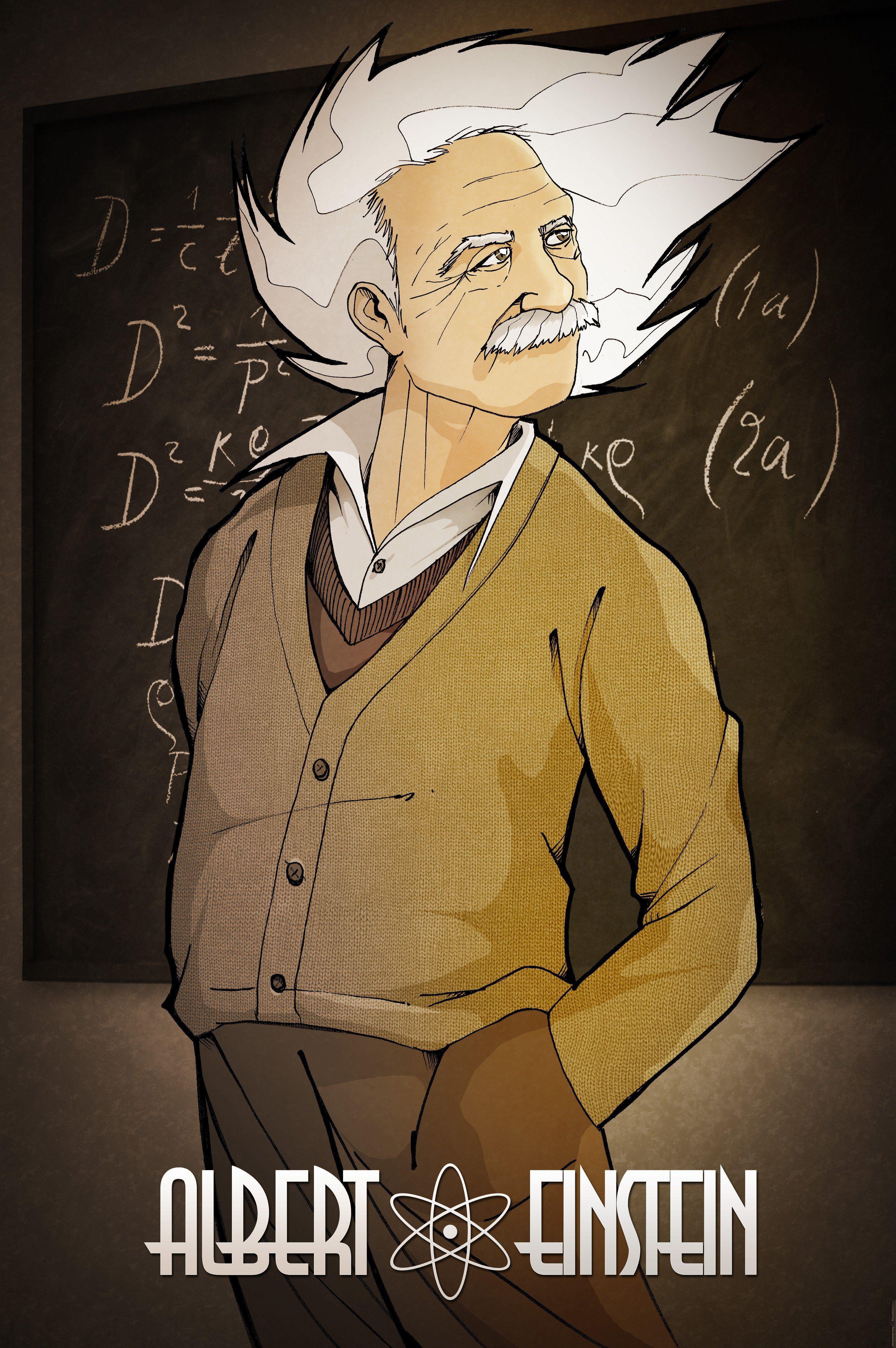Einstein Cartoon Wallpapers - Top Free Einstein Cartoon Backgrounds ...