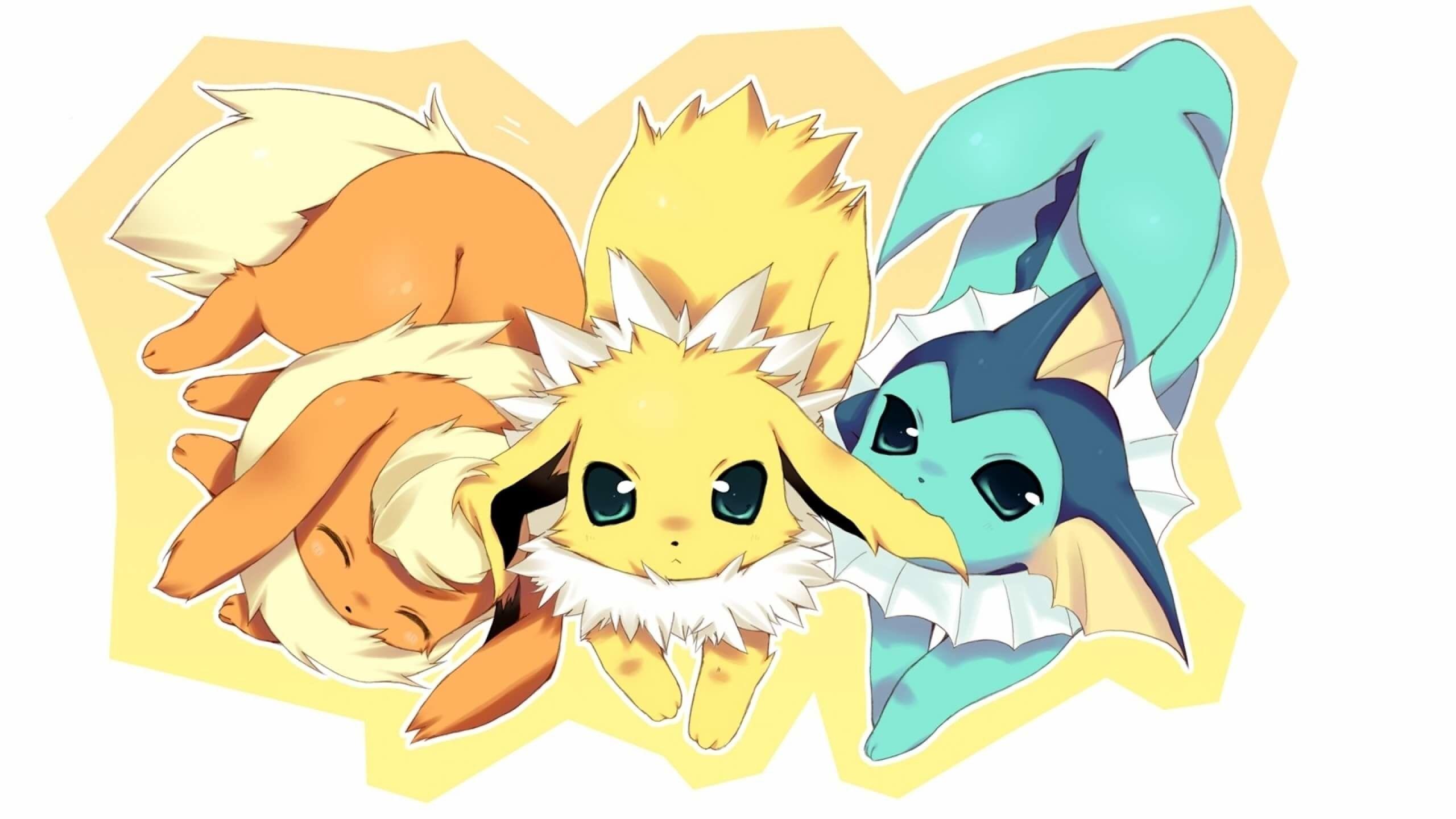 Cute Eevee Evolutions Wallpapers - Top Free Cute Eevee Evolutions ...