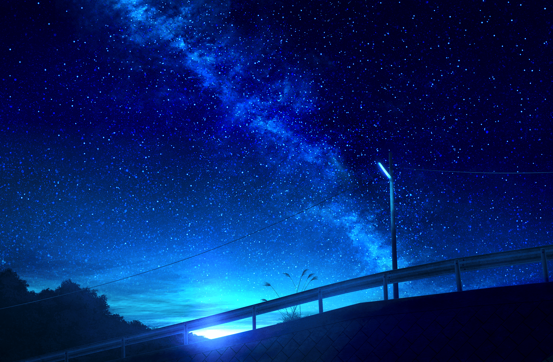 Anime Starry Sky Wallpapers - Top Free Anime Starry Sky Backgrounds ...