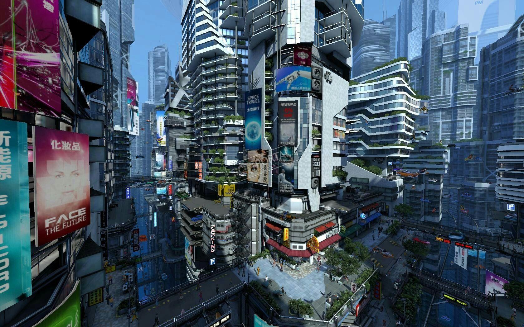 Anime Futuristic City Wallpapers - Top Free Anime Futuristic City ...