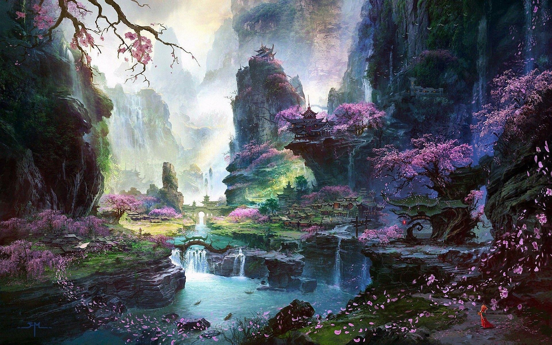 Oriental Landscape Wallpapers - Top Free Oriental Landscape Backgrounds ...