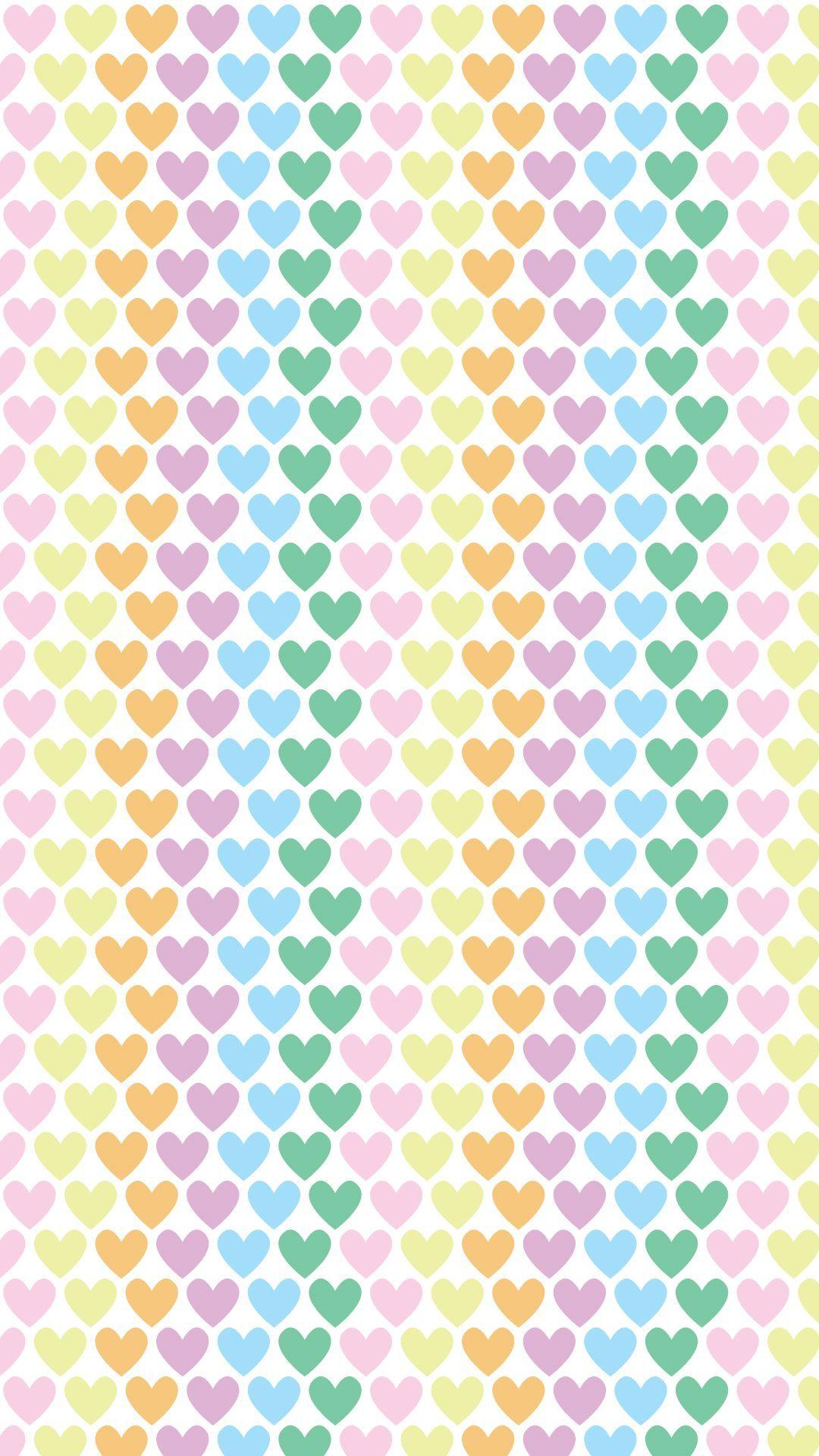 Colorful Hearts iPhone Wallpapers - Top Free Colorful Hearts iPhone ...