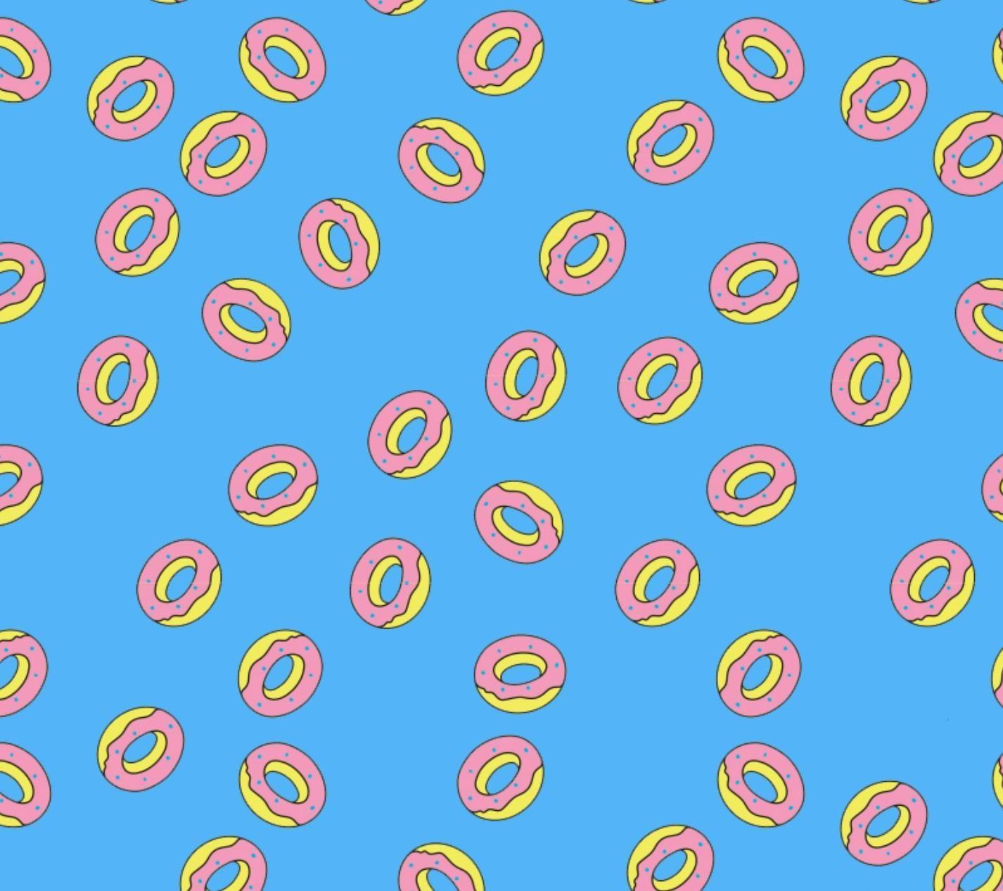 Cartoon Doughnut Wallpapers - Top Free Cartoon Doughnut Backgrounds ...