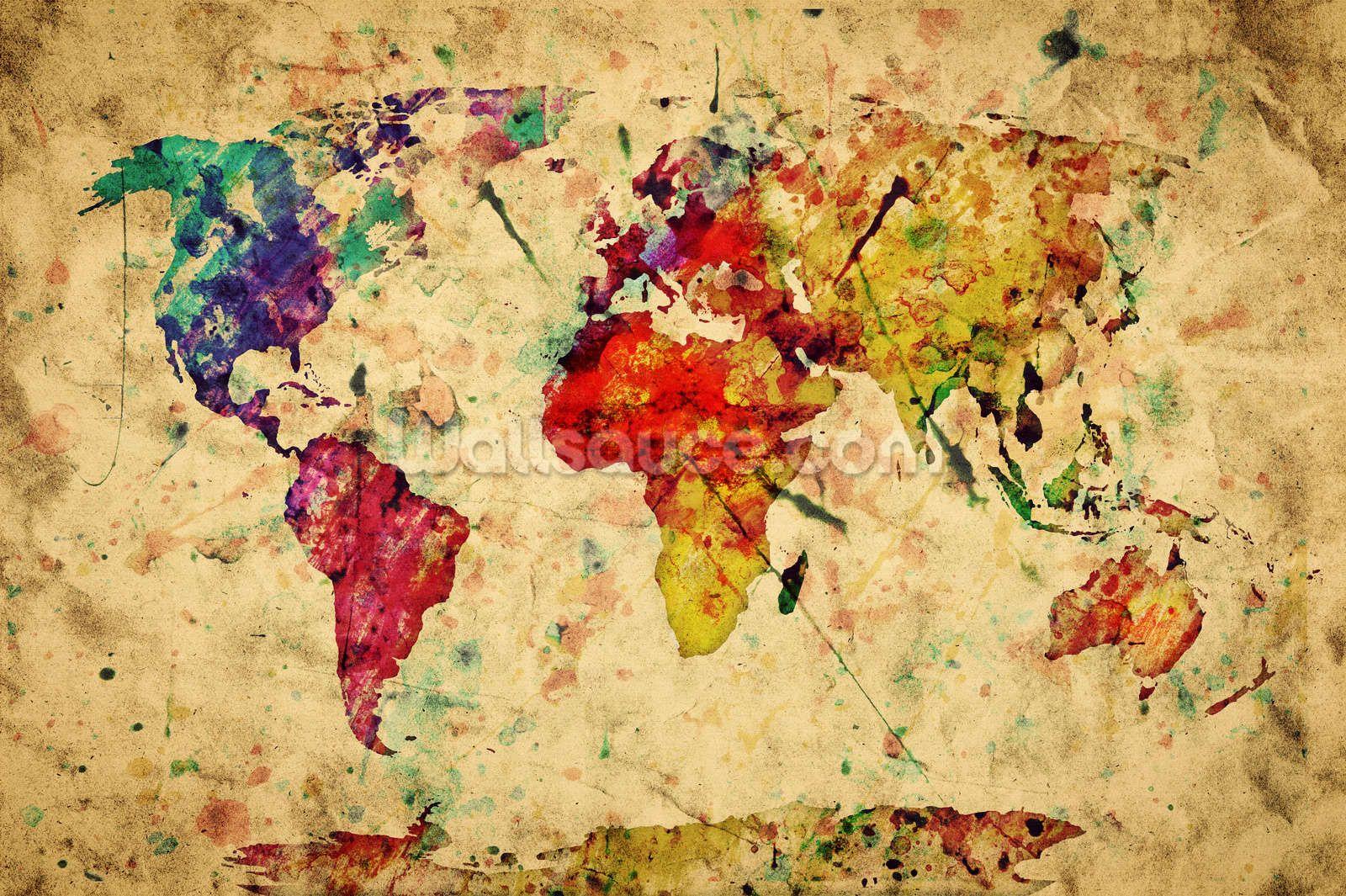 World Map Art Wallpapers - Top Free World Map Art Backgrounds ...