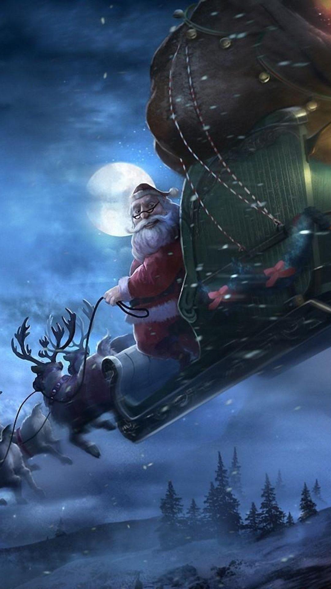 Santa Claus iPhone Wallpapers - Top Free Santa Claus iPhone Backgrounds ...