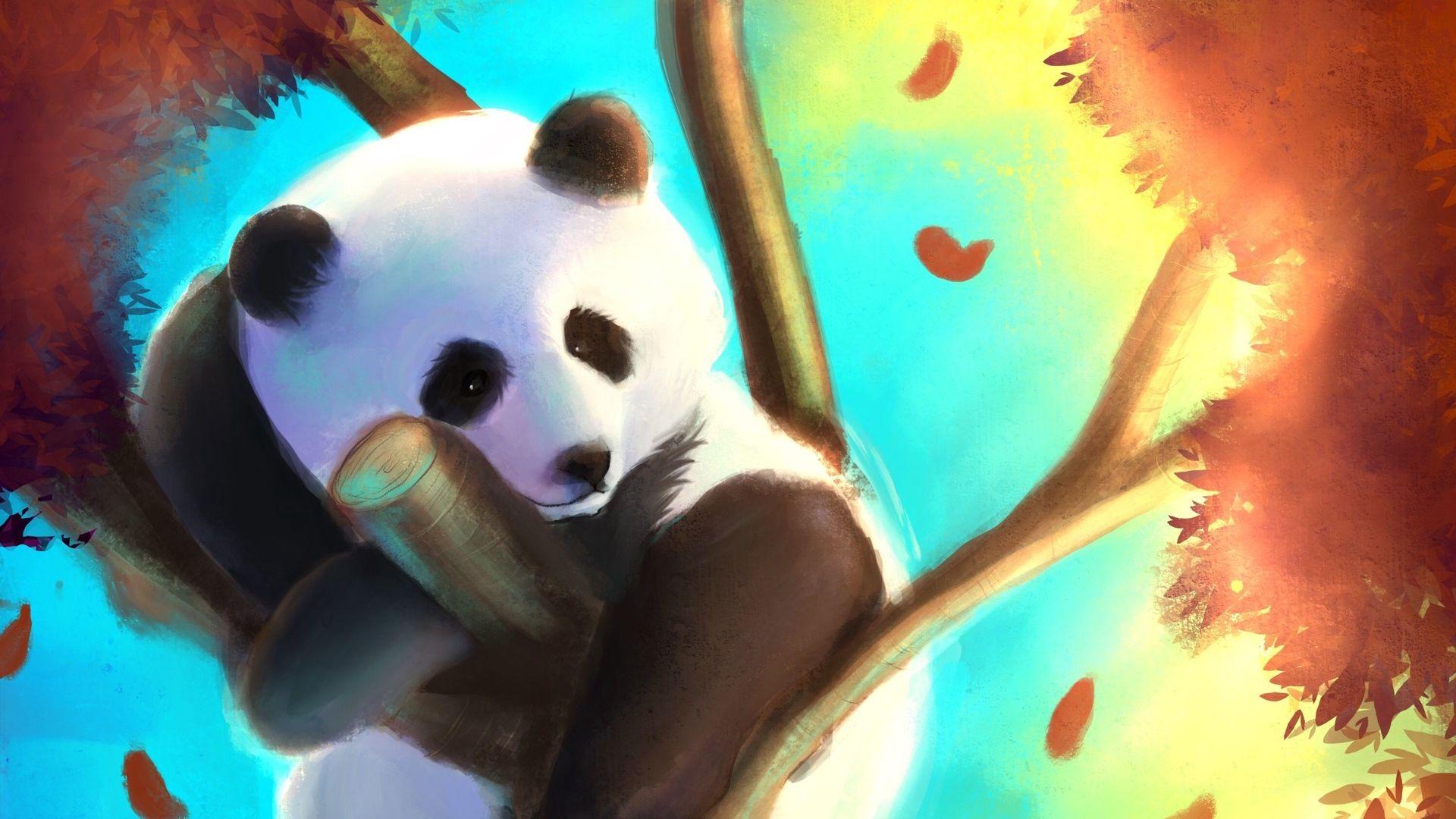 Panda Drawing Wallpapers - Top Free Panda Drawing Backgrounds ...
