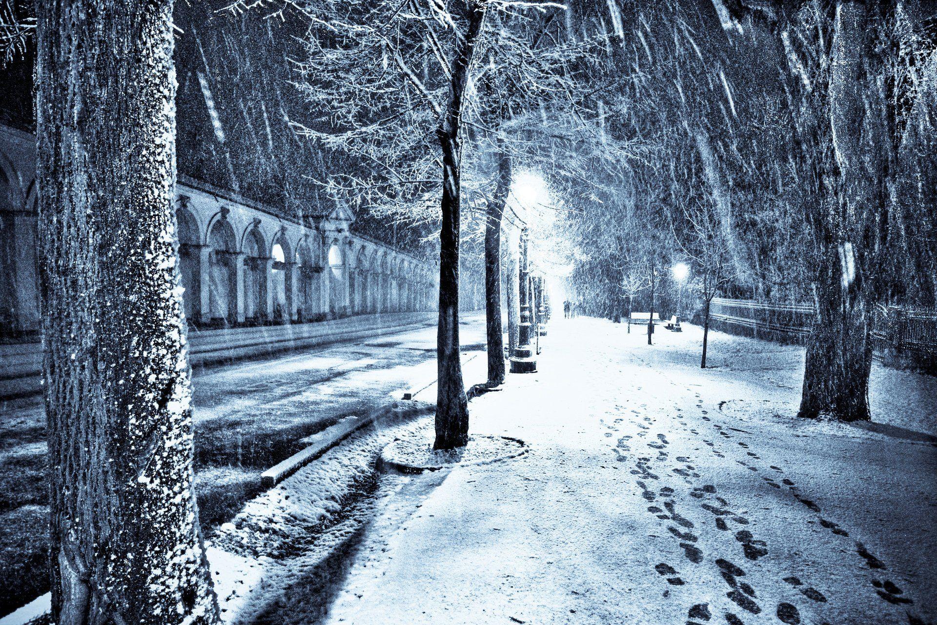Street Snow Wallpapers - Top Free Street Snow Backgrounds - WallpaperAccess