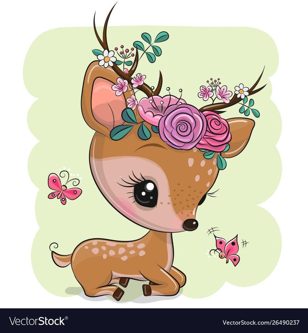 Cartoon Deer Wallpapers - Top Free Cartoon Deer Backgrounds ...