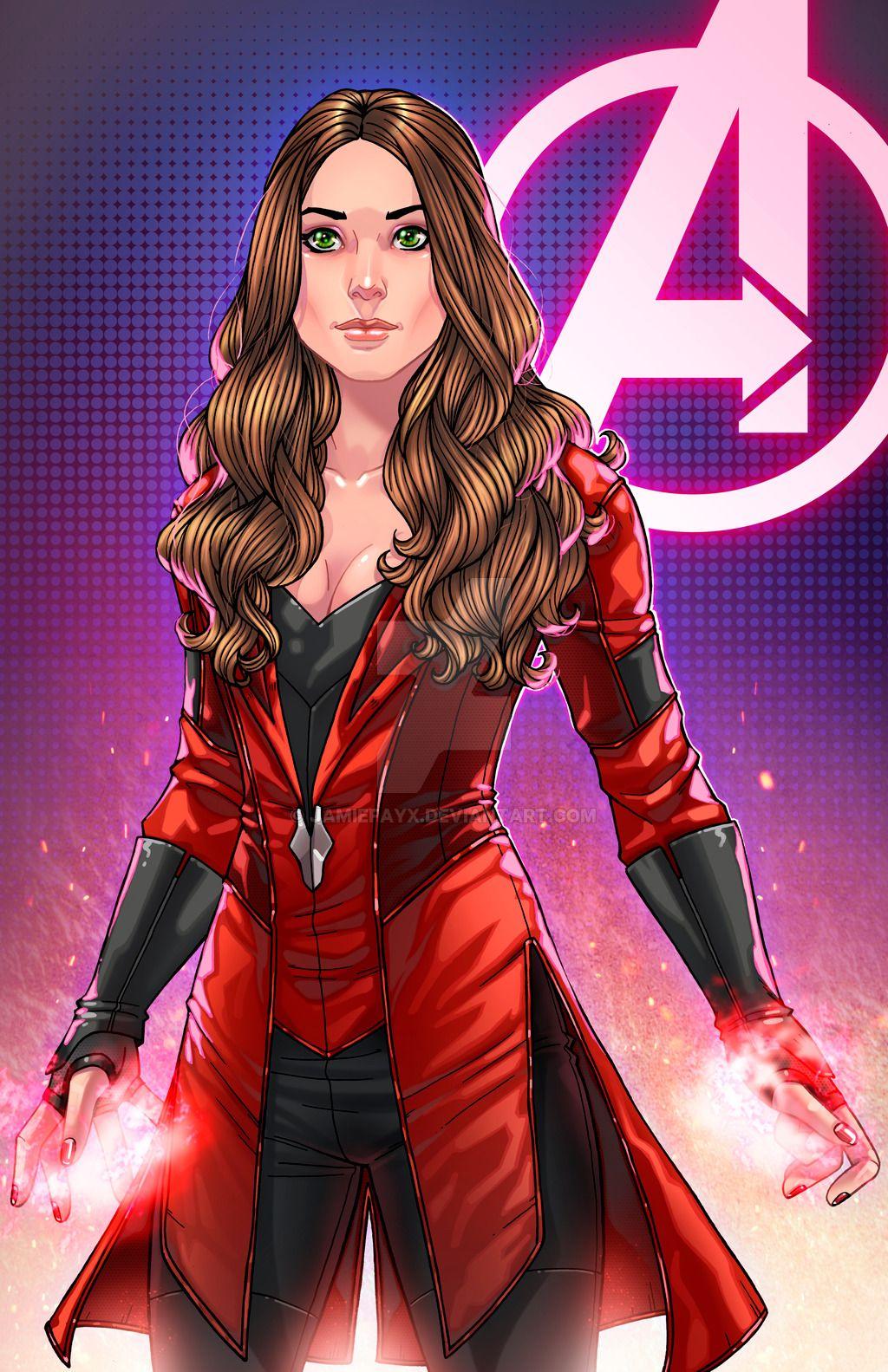 Scarlet Witch Cartoon Wallpapers - Top Free Scarlet Witch Cartoon ...
