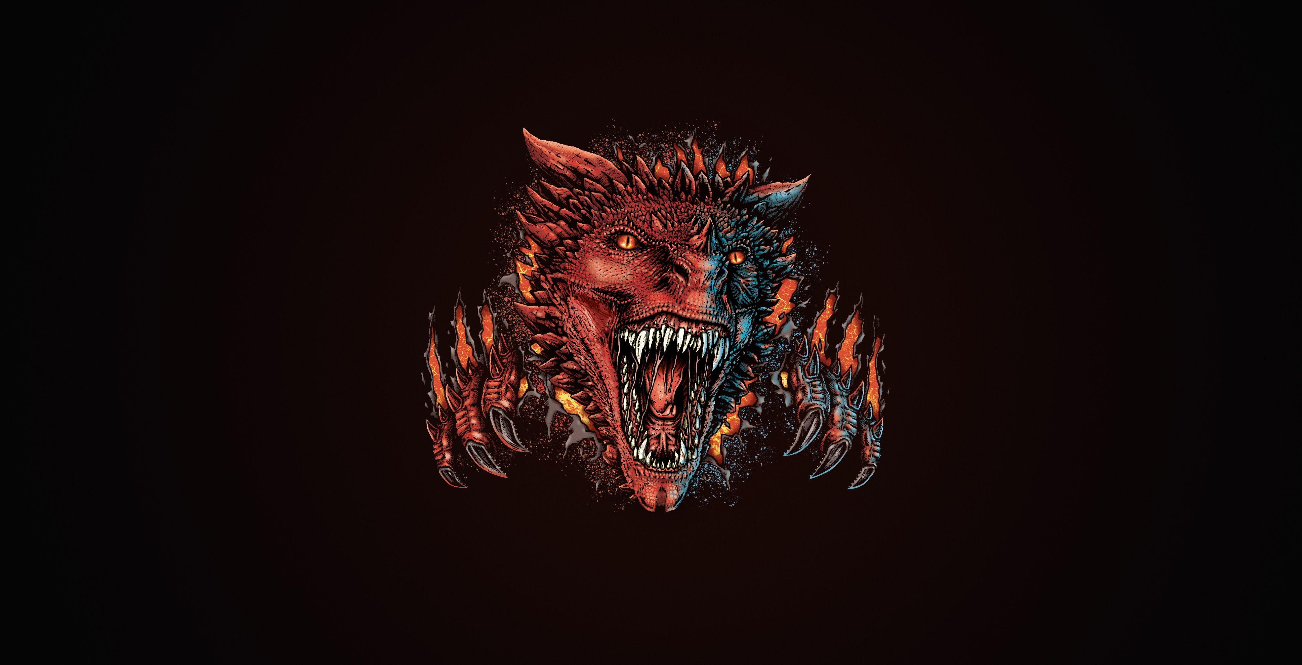 Minimal Dragon Wallpapers - Top Free Minimal Dragon Backgrounds ...