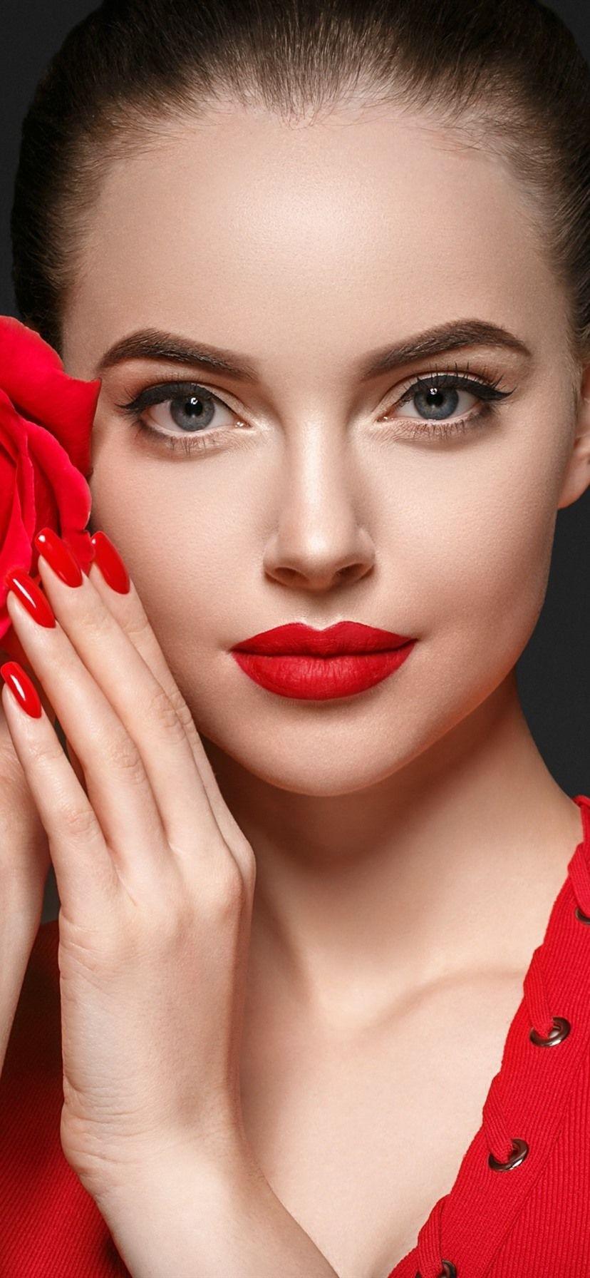 Red Makeup Wallpapers - Top Free Red Makeup Backgrounds - WallpaperAccess