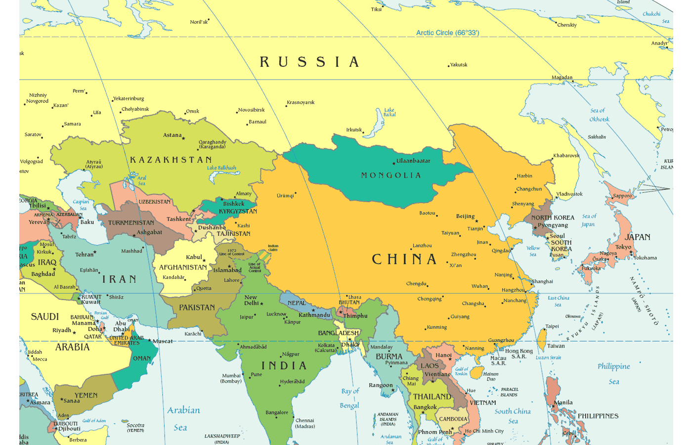 Continent of Asia Wallpapers - Top Free Continent of Asia Backgrounds ...