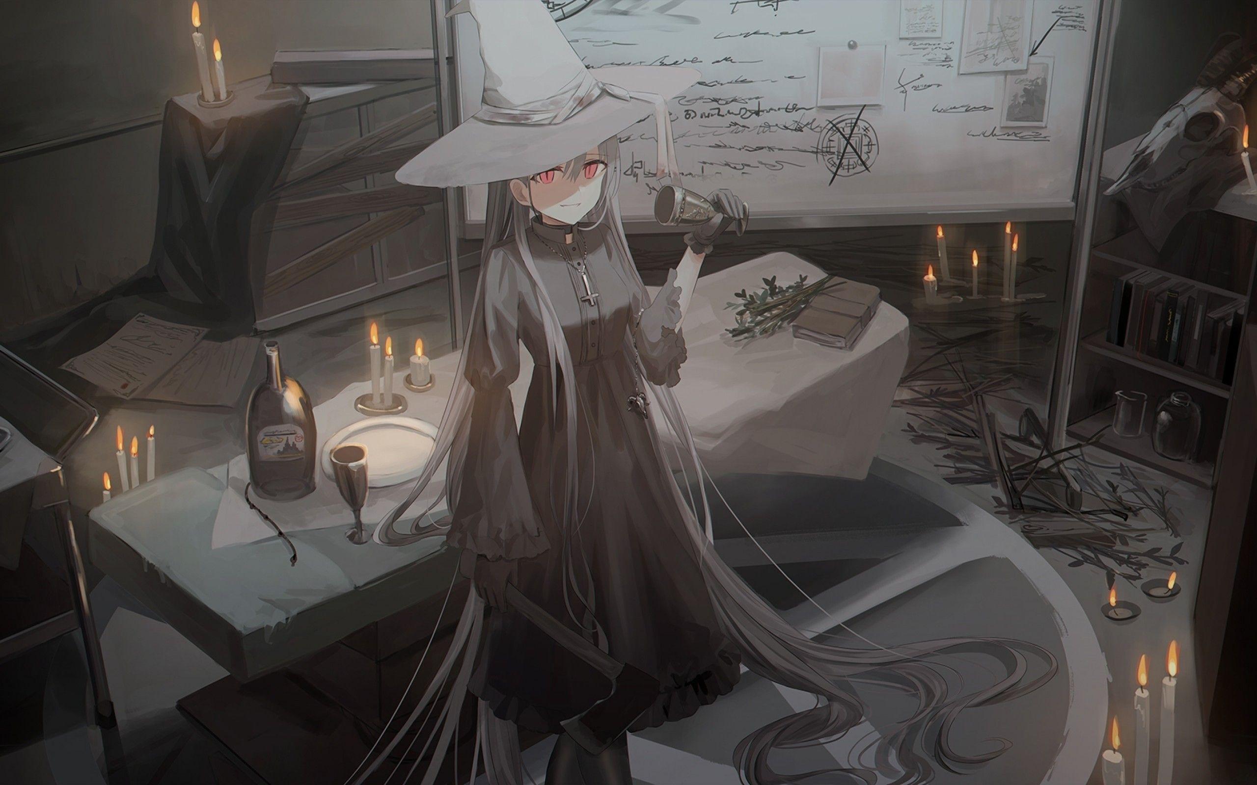 Anime Witch Girl Wallpapers - Top Free Anime Witch Girl Backgrounds ...