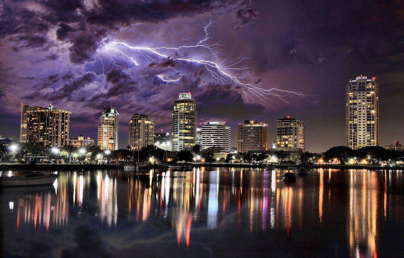 Lightning City Wallpapers - Top Free Lightning City Backgrounds ...