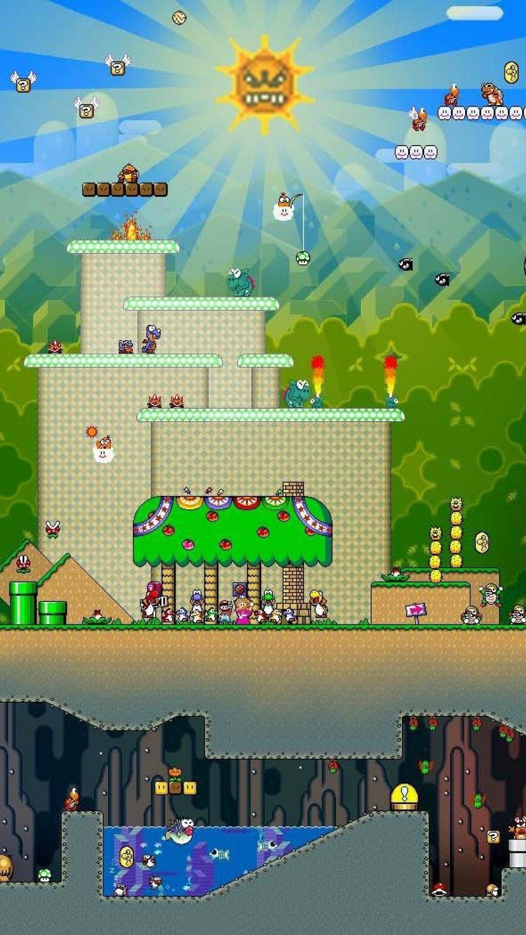 Super Mario World iPhone Wallpapers - Top Free Super Mario World iPhone ...