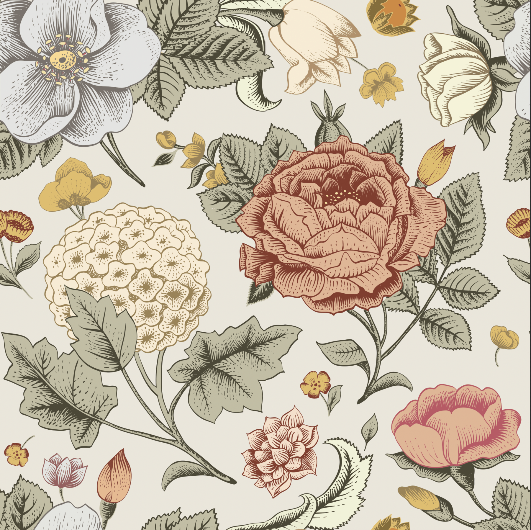 Bohemian Floral Abstract Wallpapers - Top Free Bohemian Floral Abstract ...