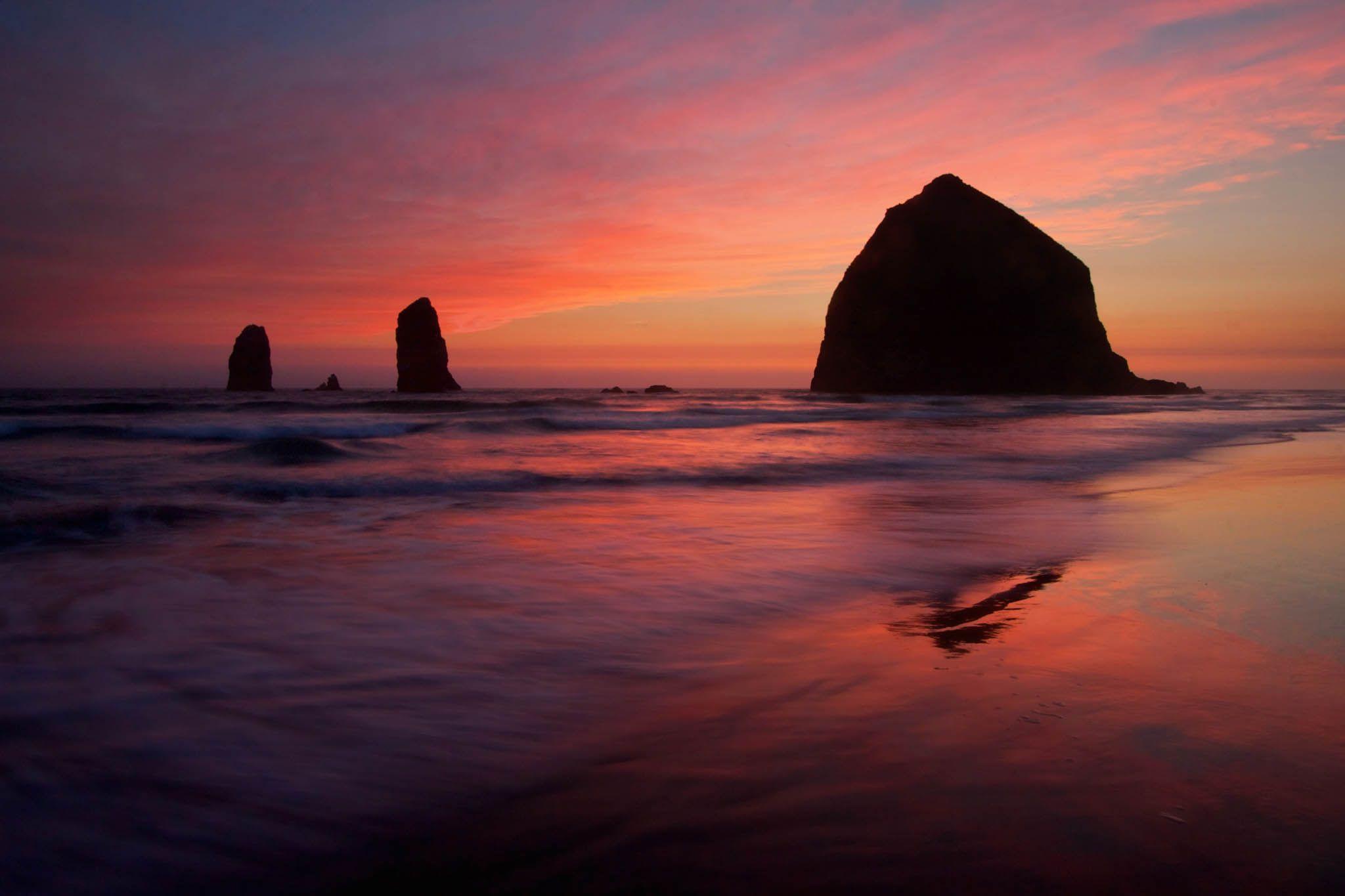 Oregon Coast Sunset Wallpapers - Top Free Oregon Coast Sunset ...