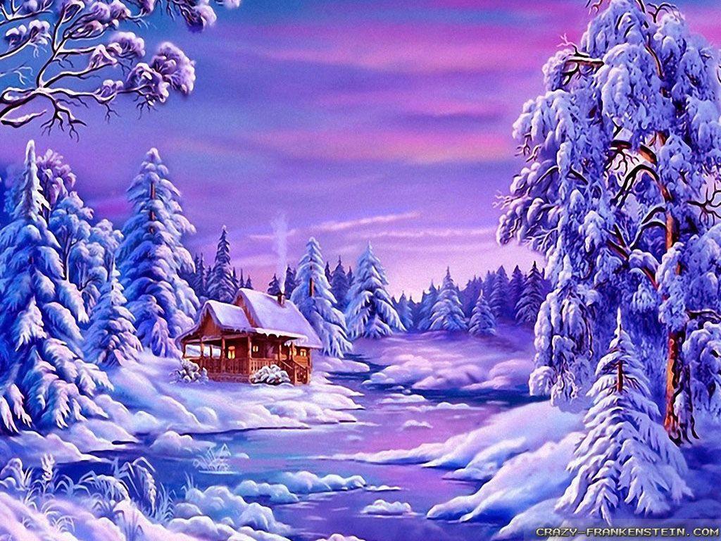 Snowy Cottage Wallpapers - Top Free Snowy Cottage Backgrounds ...