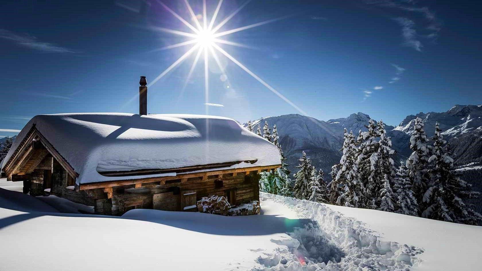 Snowy Cottage Wallpapers - Top Free Snowy Cottage Backgrounds ...